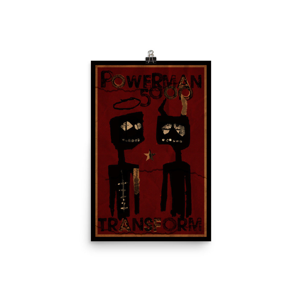 Transform Poster - Powerman 5000 Merch – powerman5000